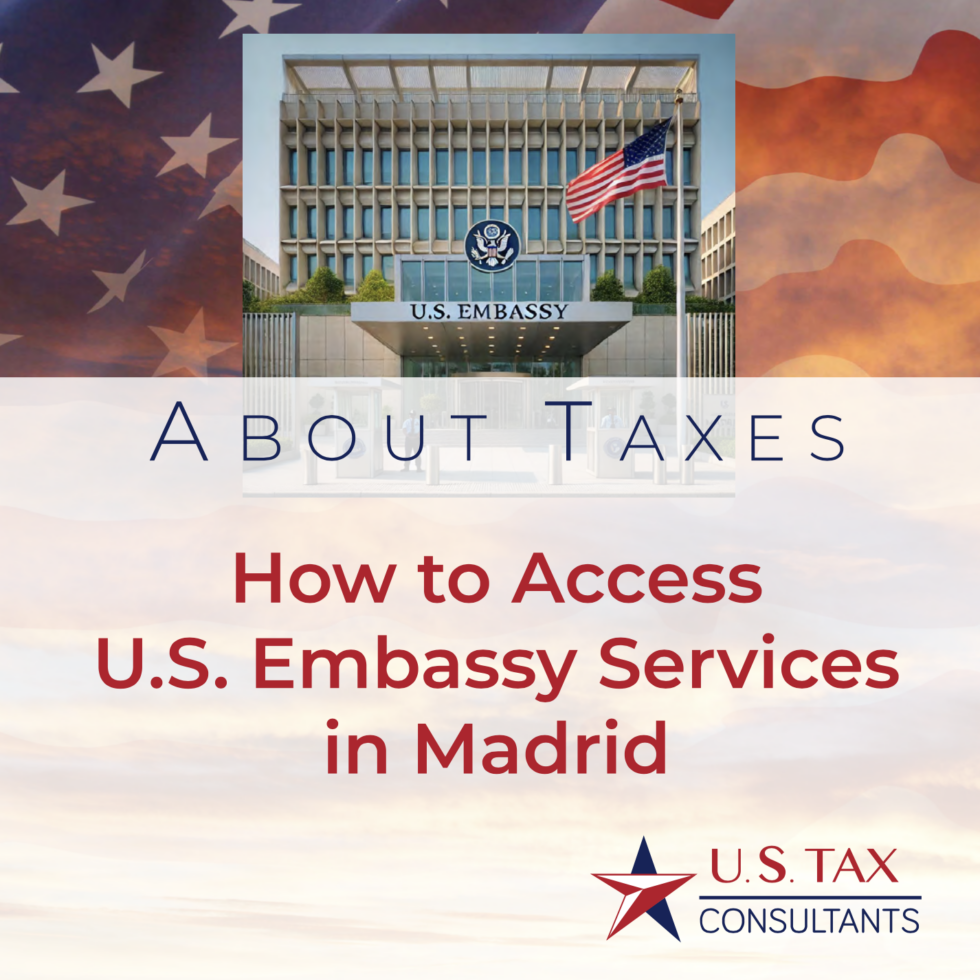 White Paper How to access US embassy services in Madrid EN | US Tax ...